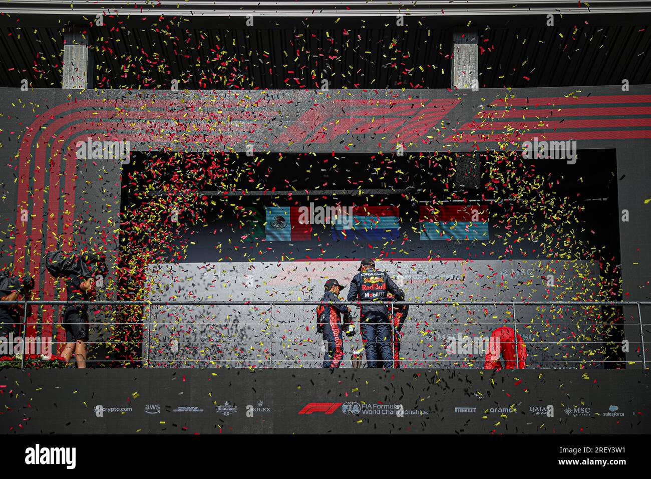 Podium of the race during the Belgian GP, Spa-Francorchamps 27-30 July ...