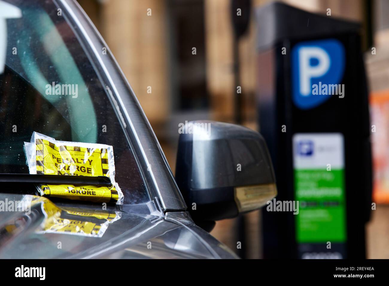 Council issued street meter parking PNC ticket on windscreen in ...