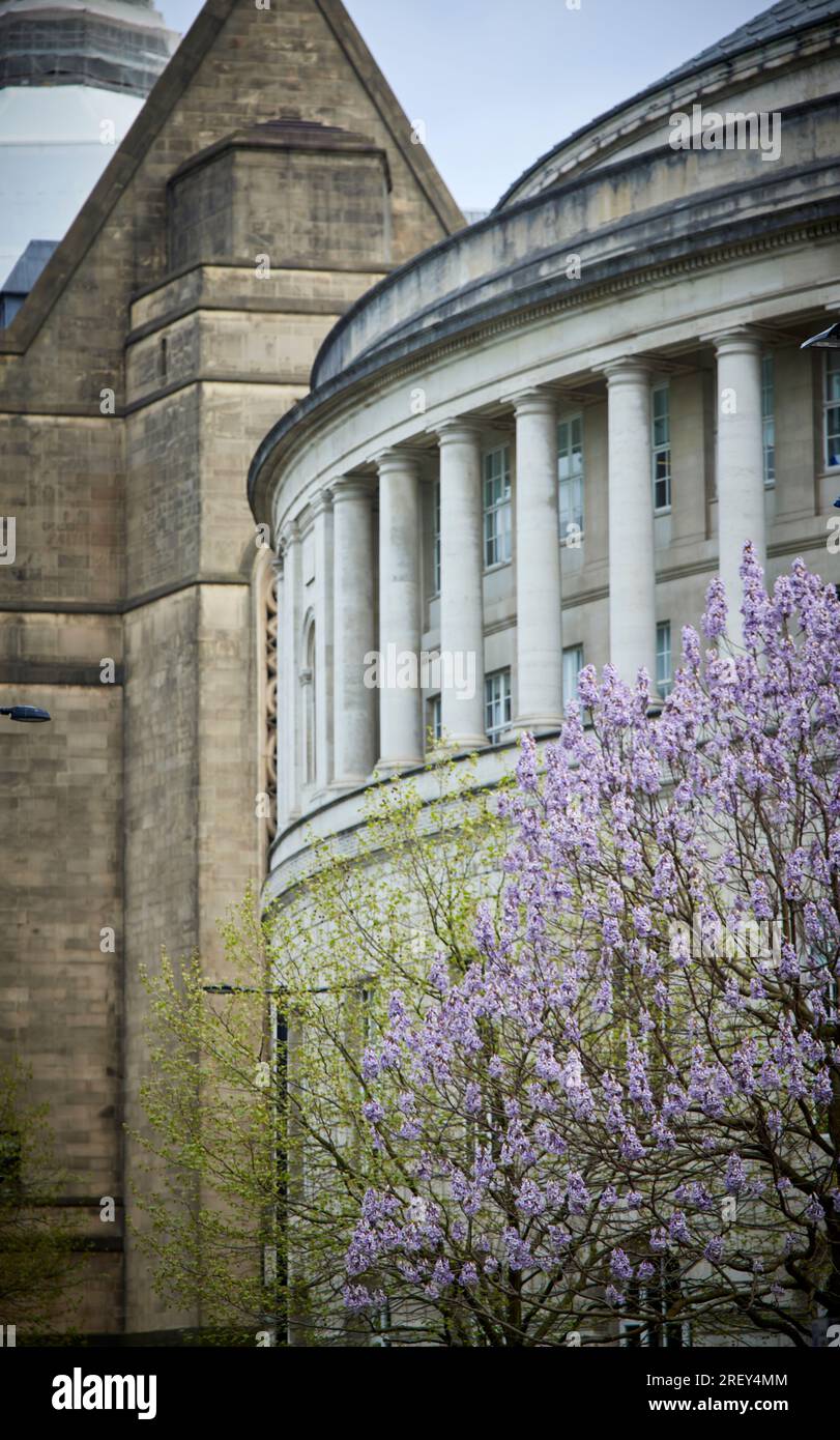 Manchester Central Library in Spring Stock Photo - Alamy