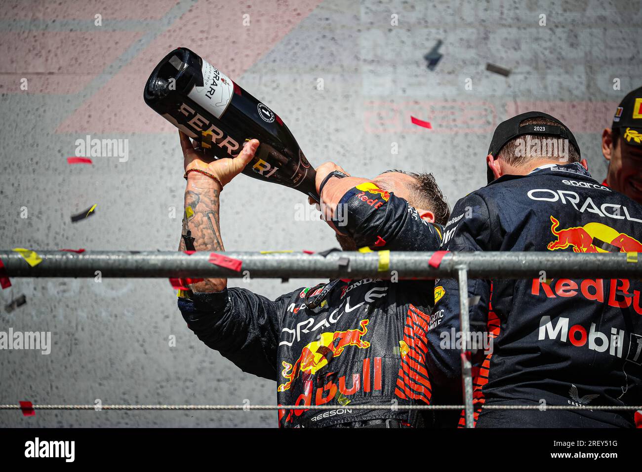 Podium of the race during the Belgian GP, Spa-Francorchamps 27-30 July ...