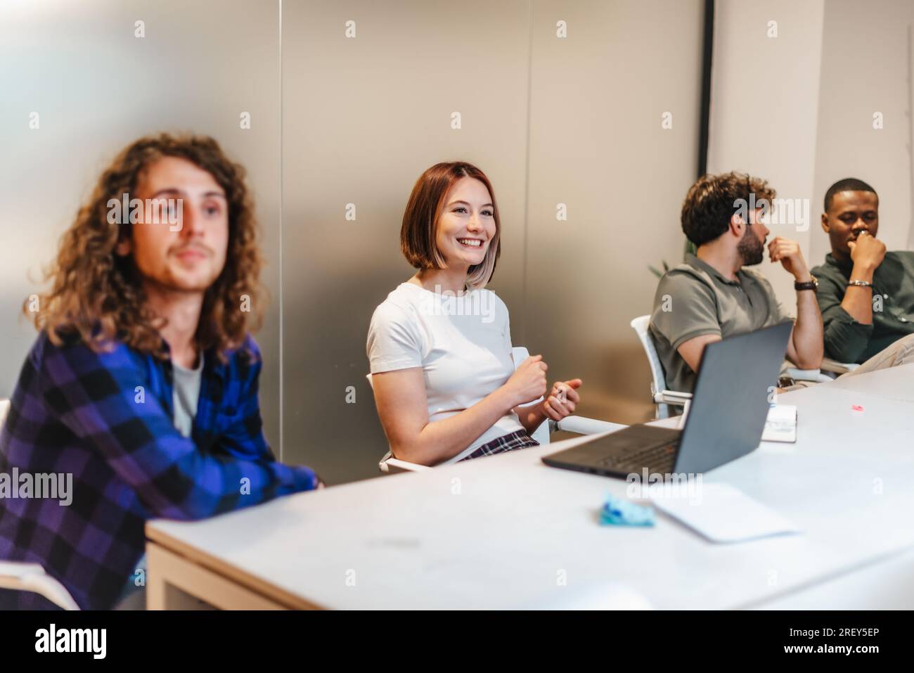 Confronting and joking hi-res stock photography and images - Alamy