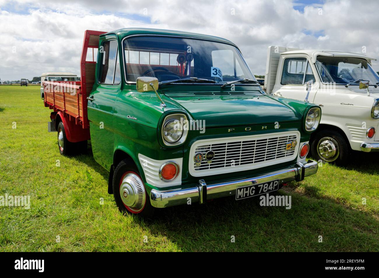 Ford Transit pickup truck. Cumbria Steam Gathering 2023 Stock Photo - Alamy
