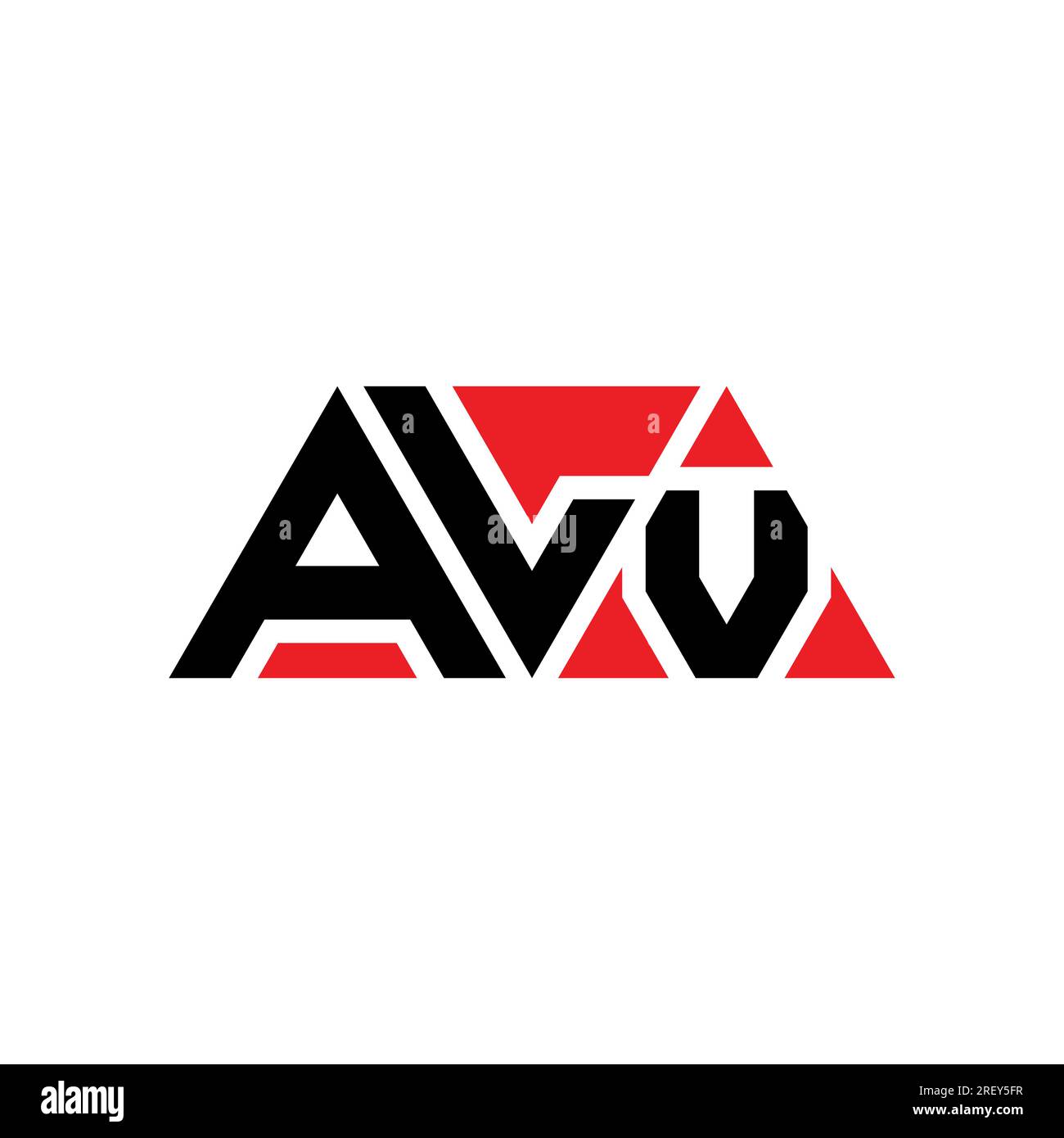 ALV triangle letter logo design with triangle shape. ALV triangle logo ...