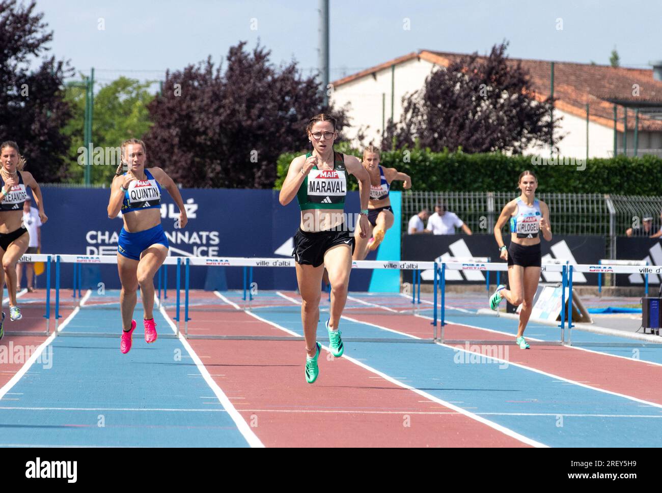 Albi, France. 30th July, 2023. Louise Maraval, French champion in the ...