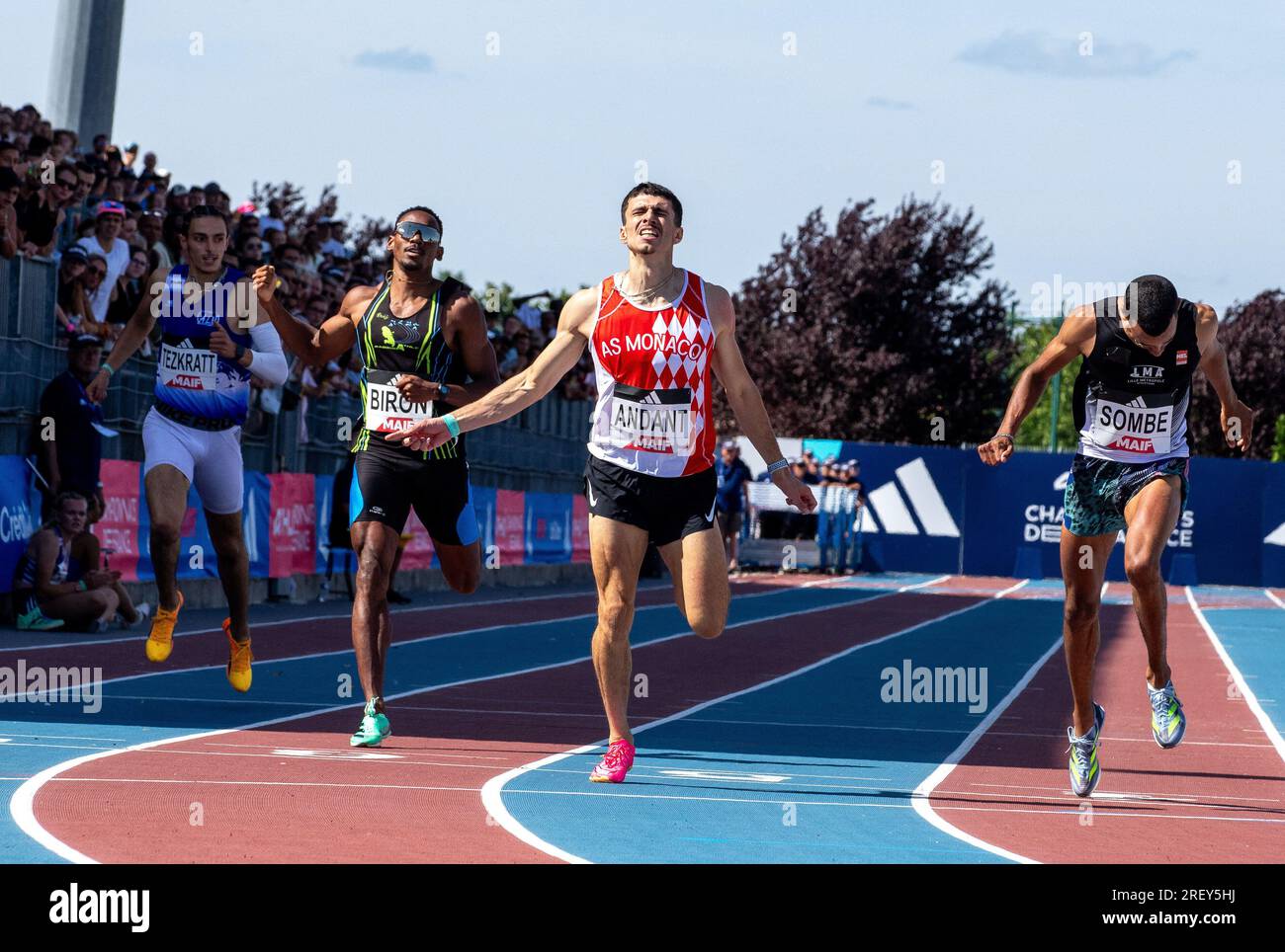 Albi, France. 30th July, 2023. Teo ANDANT French champion 2023 in the ...