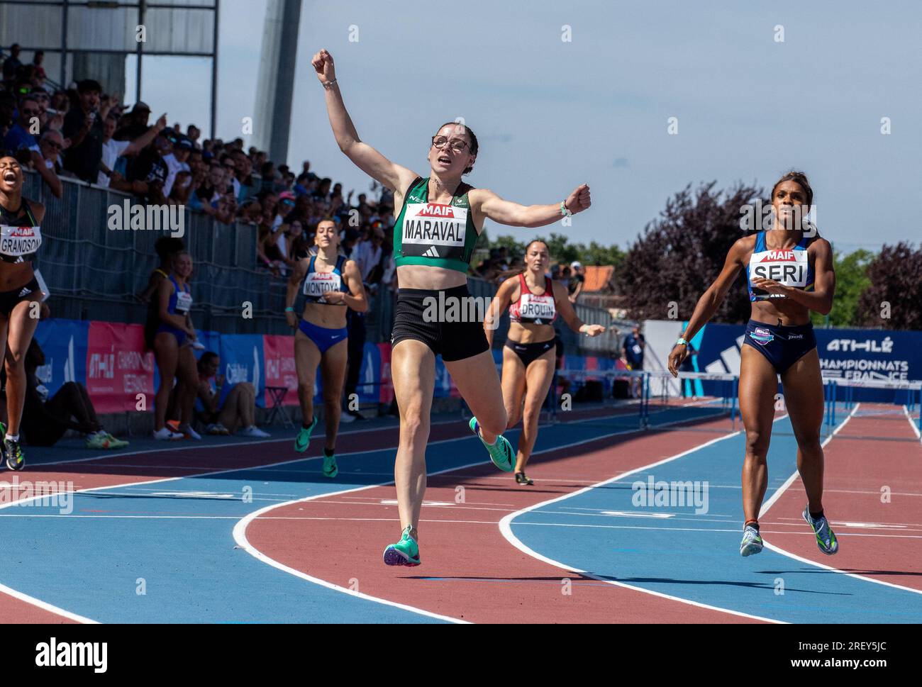 Albi, France. 30th July, 2023. Louise Maraval, French champion in the ...
