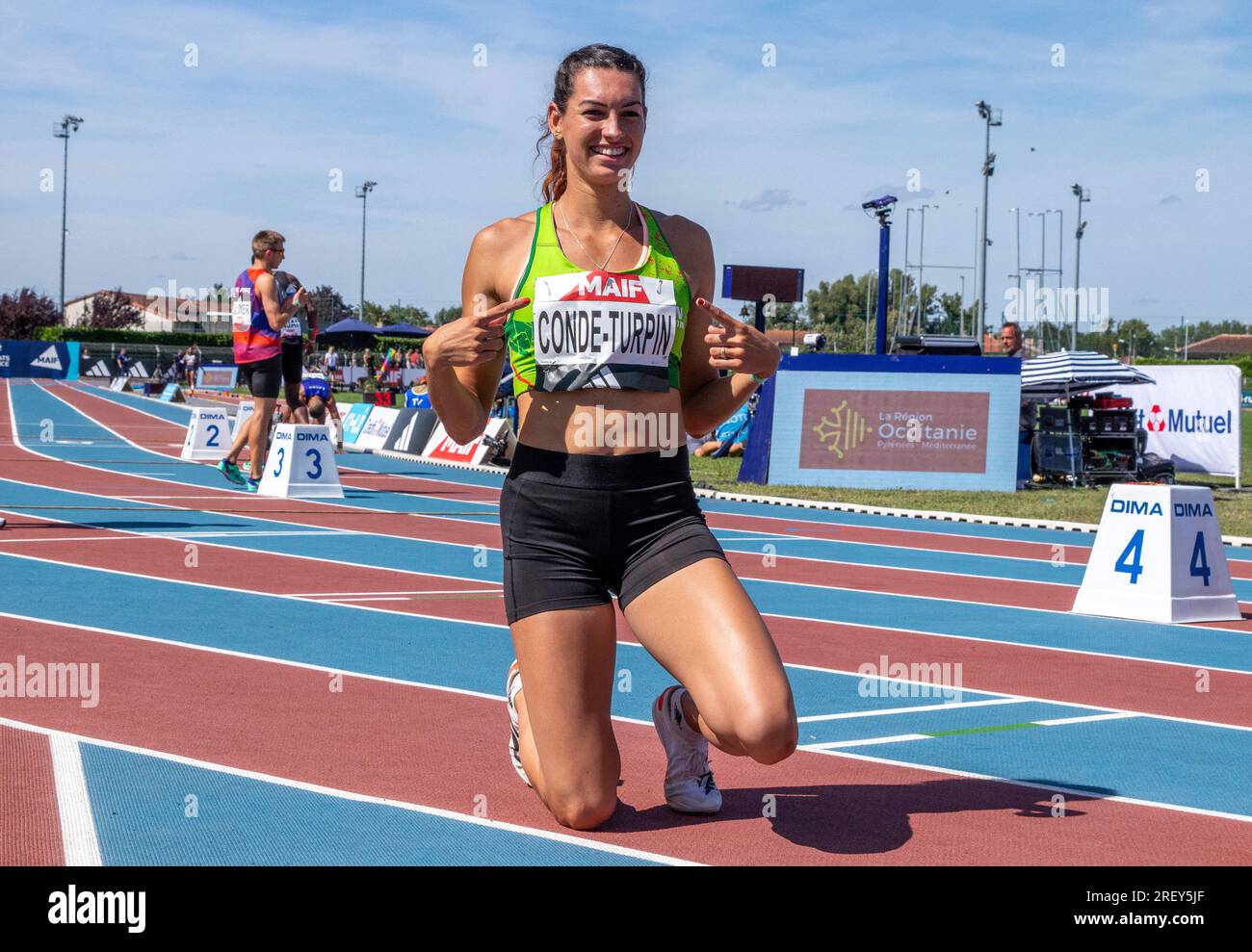 Esther CONDE-TURPIN 2023 French champion in the heptathlon during ...
