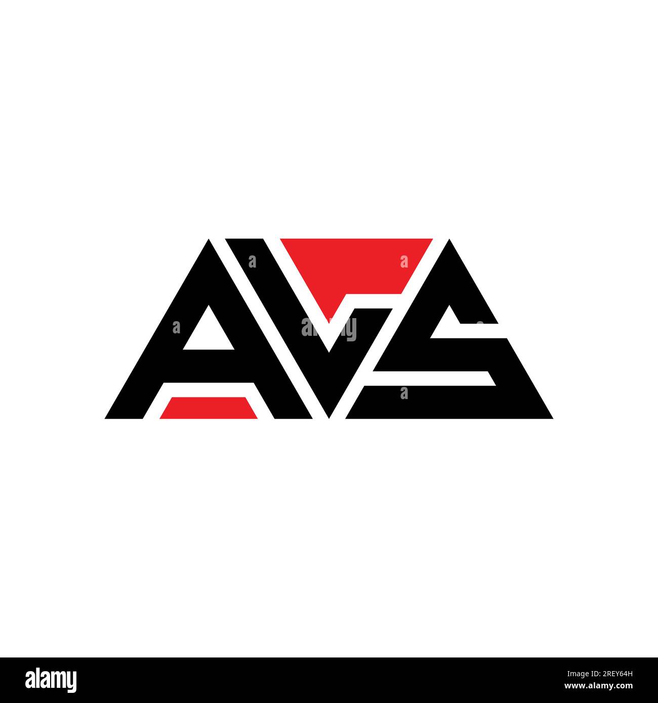 ALS triangle letter logo design with triangle shape. ALS triangle logo ...