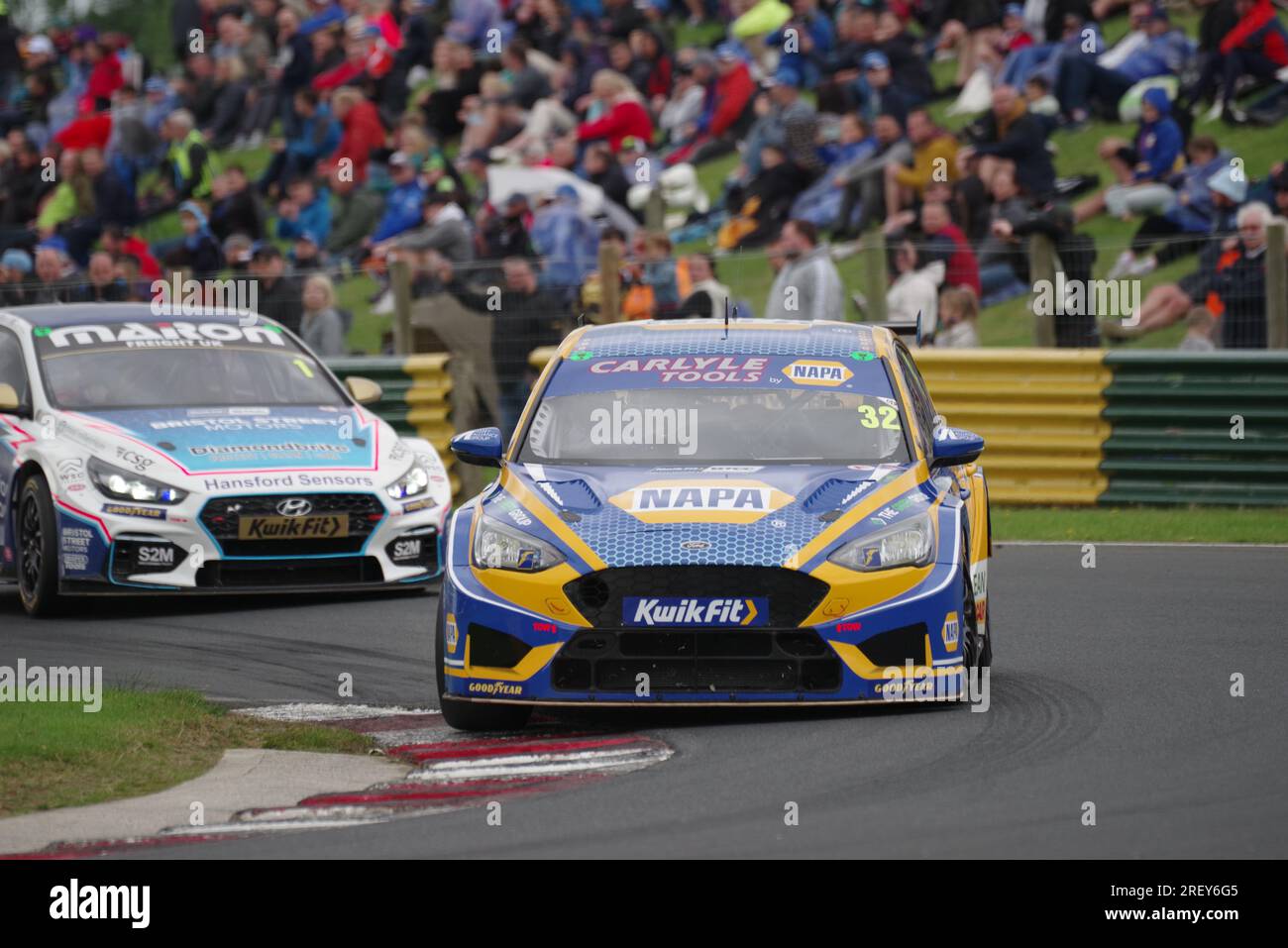 Dalton on Tees, 30 July 2023. Daniel Rowbottom driving a Ford Focus ST ...