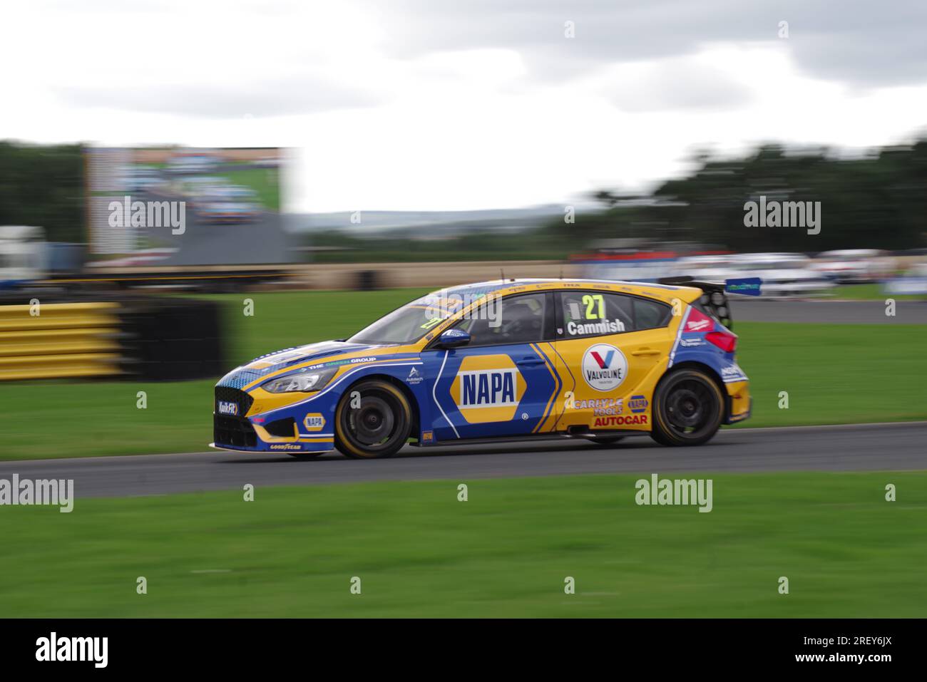 Dalton on Tees, 30 July 2023. Dan Cammish driving a Ford Focus ST MK ...