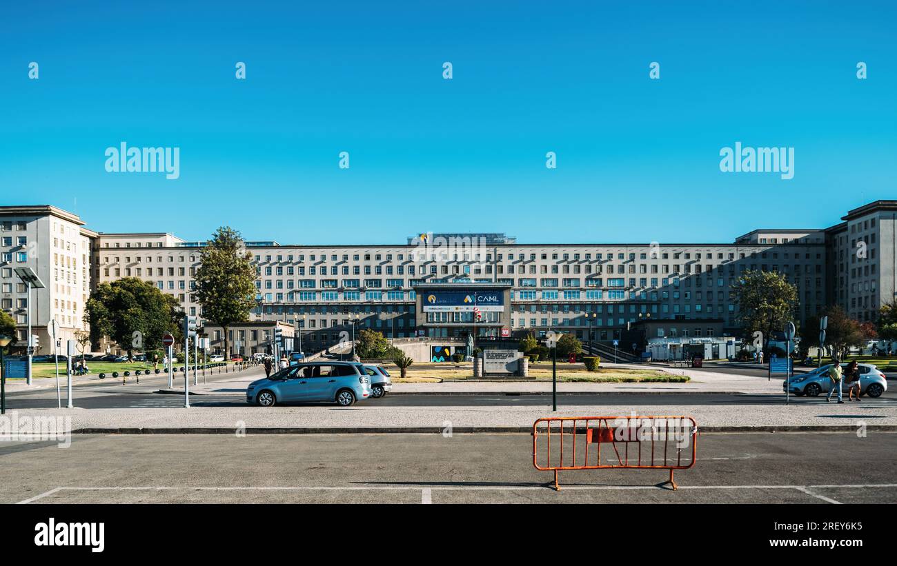 View of Hospital de Santa Maria MHM, a public Central Hospital serving ...