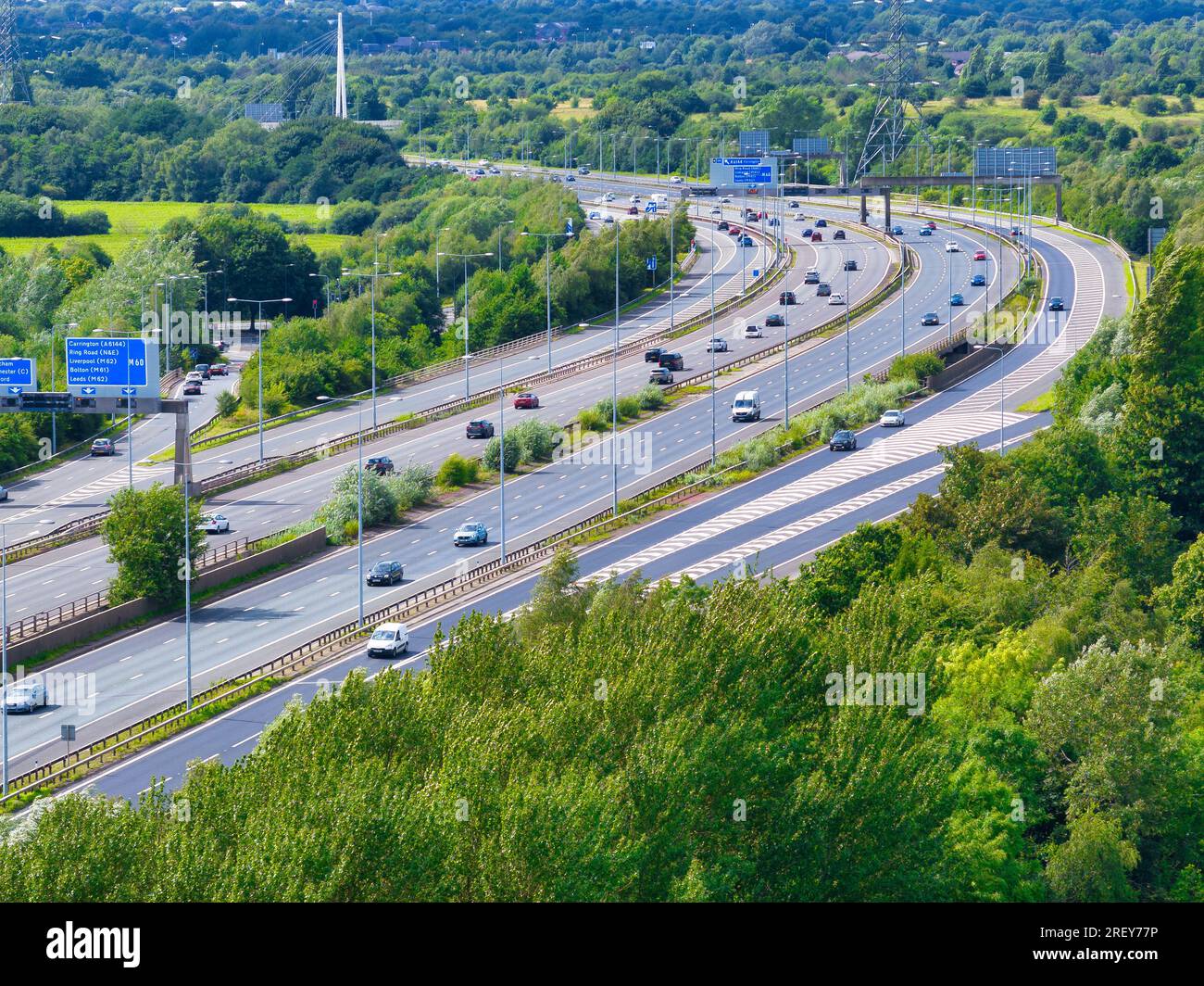 defaManchester M60 Ring Road. Aerial photo taken from sales water ...