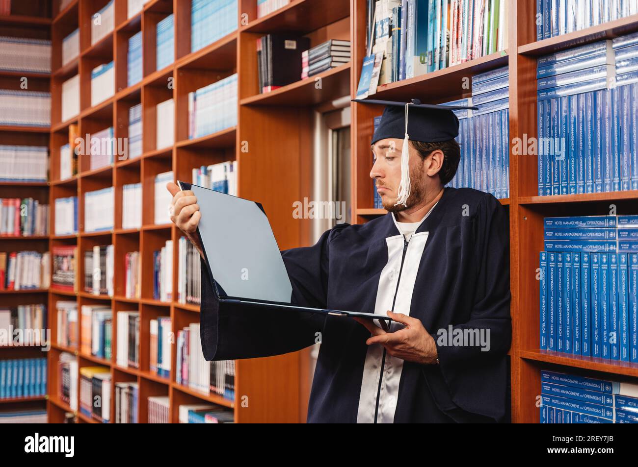 Graduates are unhappy hi-res stock photography and images - Alamy