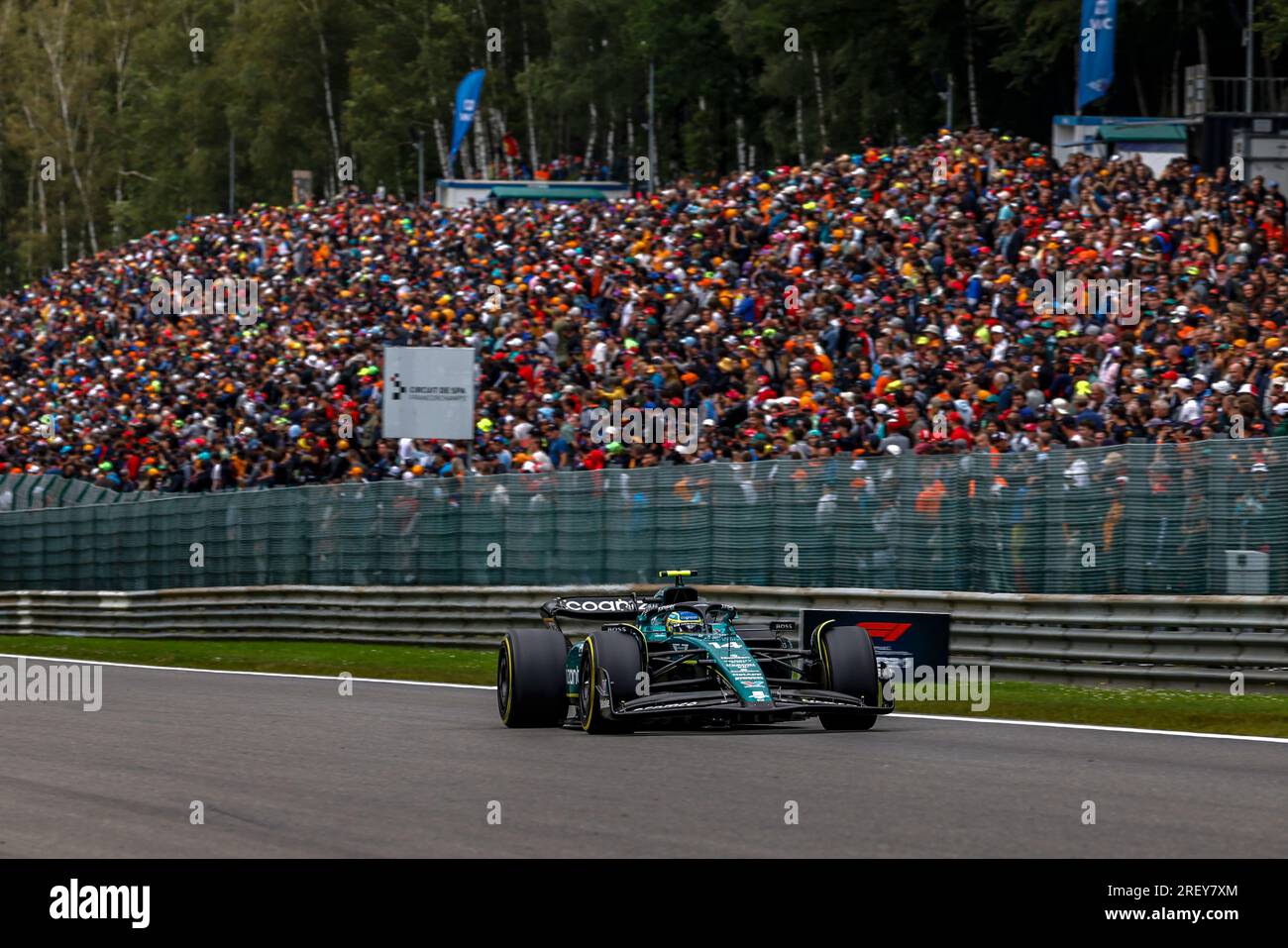 14 ALONSO Fernando (spa), Aston Martin F1 Team AMR23, action during the 2023 Formula 1 MSC ...