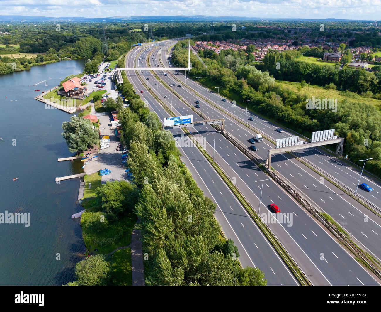 defaManchester M60 Ring Road. Aerial photo taken from sales water ...