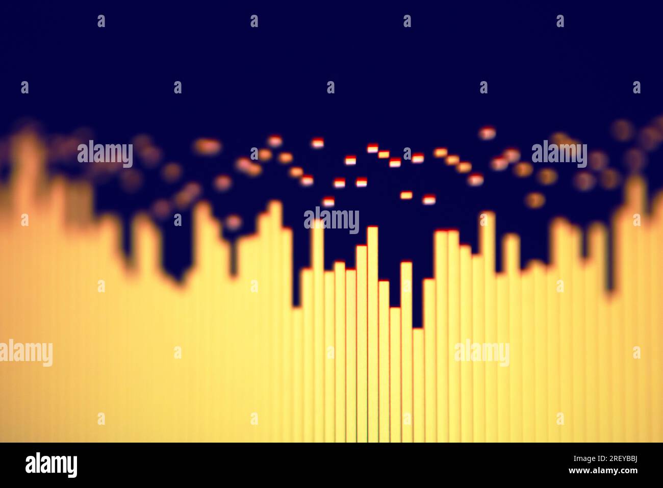 Seismogram. Waveform. Oscilloscope. Musical equalizer. Sound wave ...