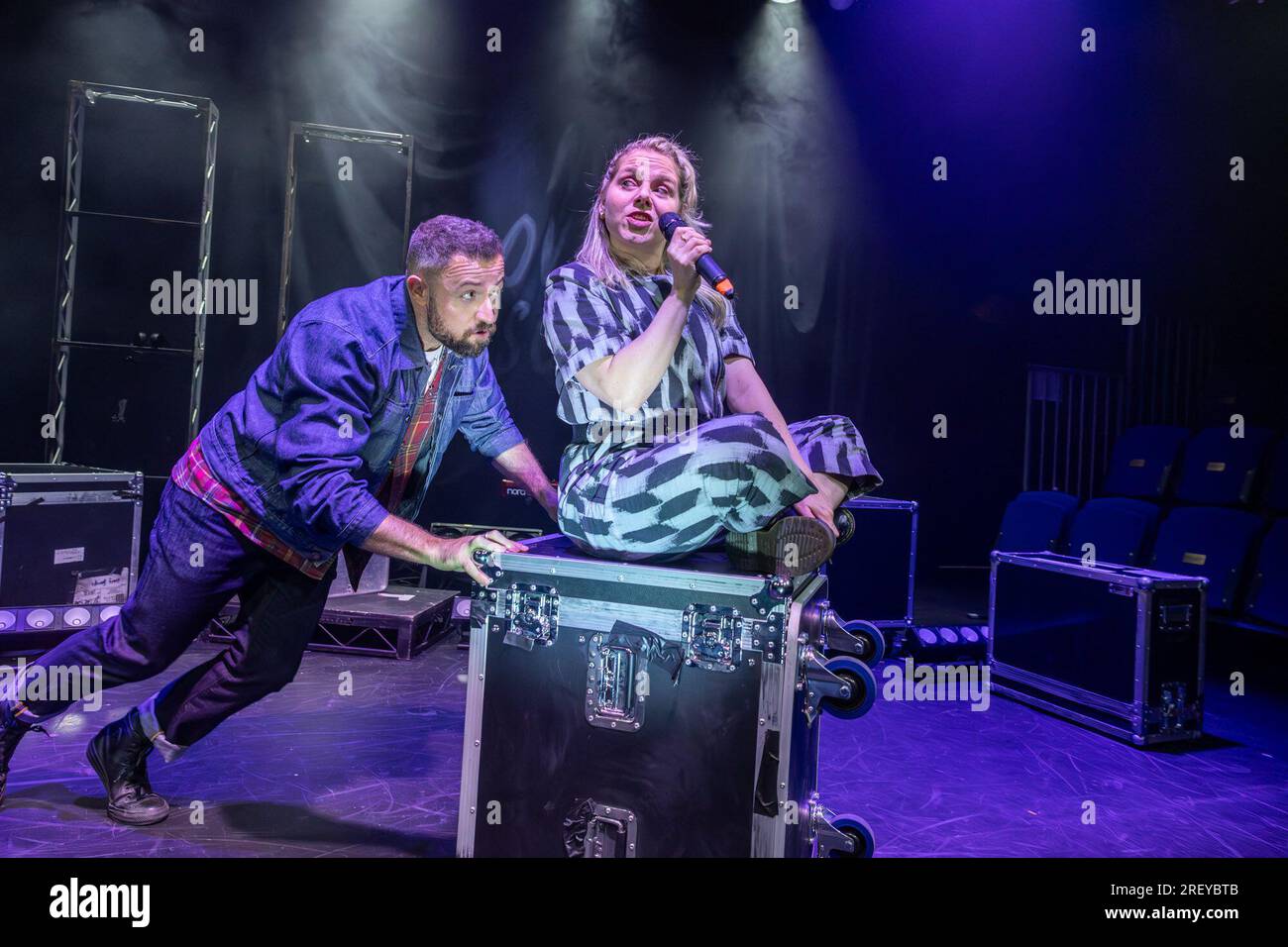 Edinburgh, United Kingdom. 30 July, 2023 Pictured: L to R John McLarnon ...