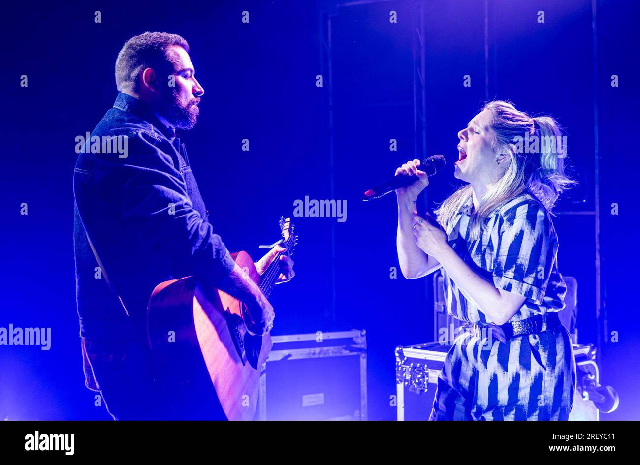 Edinburgh, United Kingdom. 30 July, 2023 Pictured: L to R John McLarnon ...