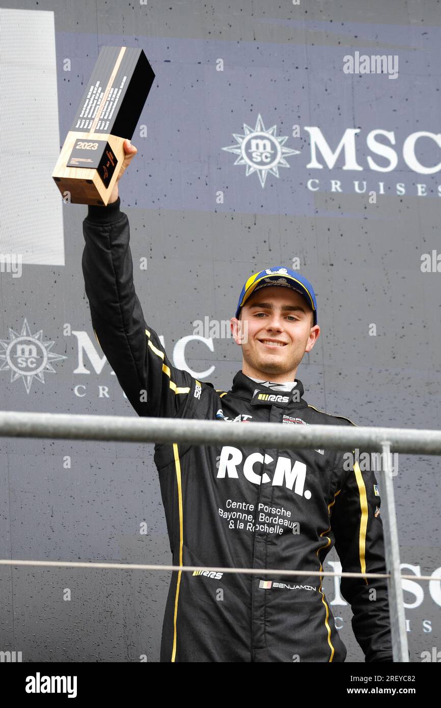 Spa-Francorchamps, Belgium. 30th July, 2023. #12 Benjamin Paque (B, CLRT), Porsche Mobil 1 ...