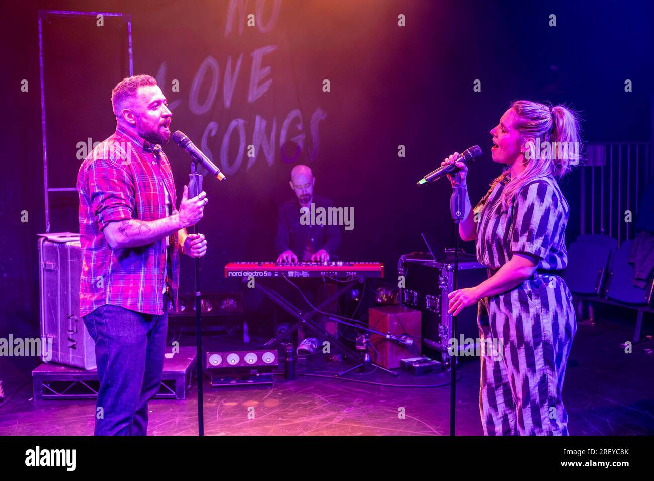 Edinburgh, United Kingdom. 30 July, 2023 Pictured: L to R John McLarnon ...