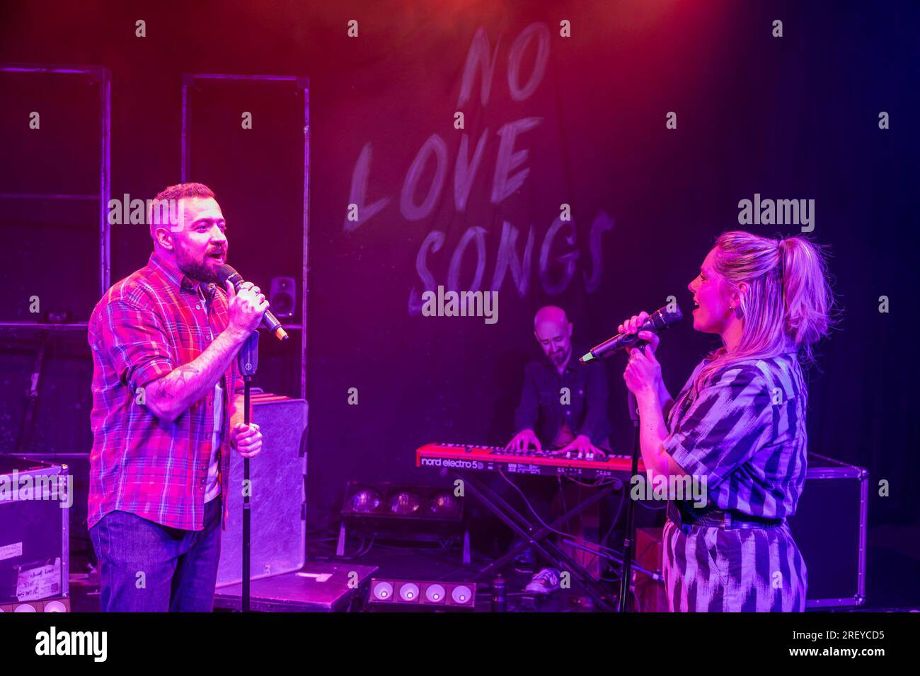 Edinburgh, United Kingdom. 30 July, 2023 Pictured: L to R John McLarnon ...