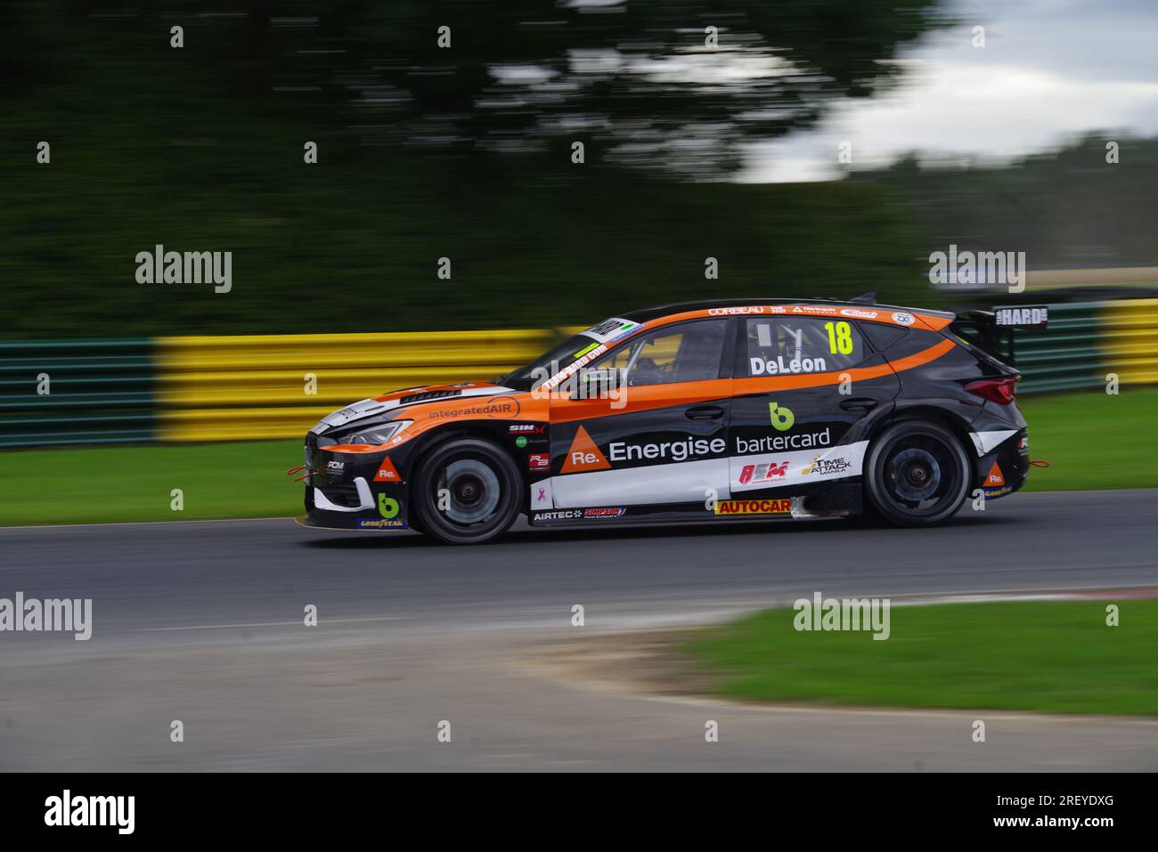 Dalton on Tees, 30 July 2023. Daryl Deleon driving a Cupra Leon for Re ...