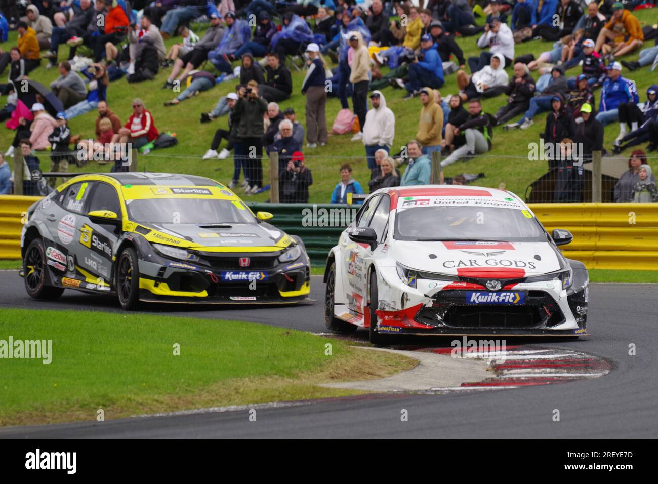 Dalton on Tees, 30 July 2023. Rory Butcher driving a Toyota Corolla GR ...