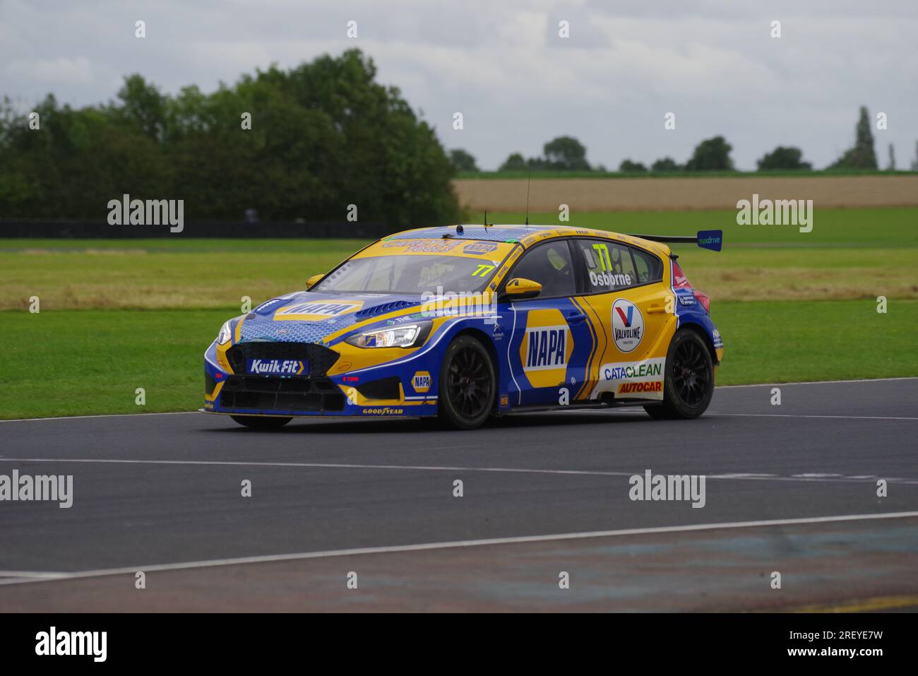 Dalton on Tees, 30 July 2023. Sam Osborne driving a Ford Focus ST MK ...