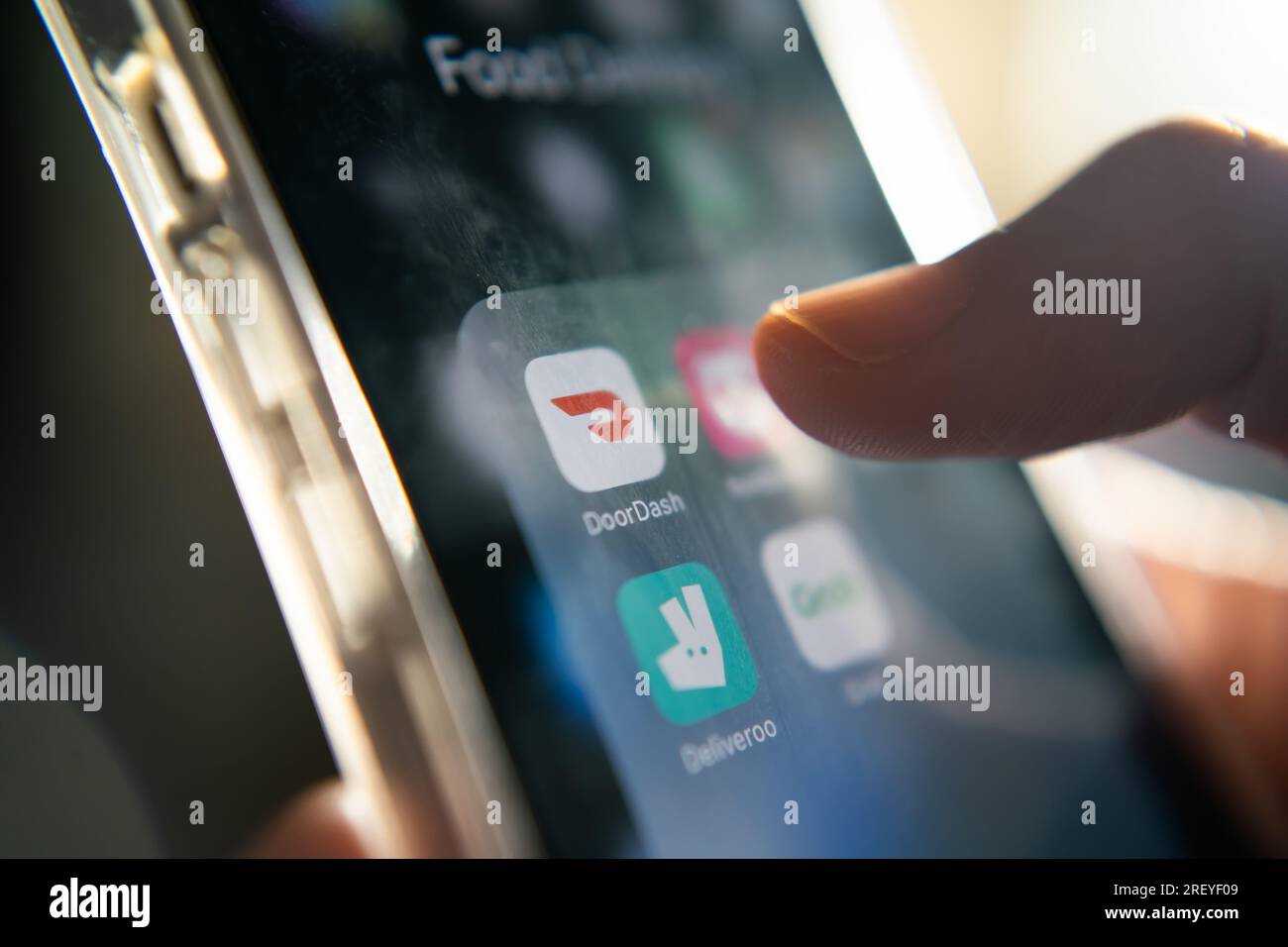 Bangkok, Thailand - July 30, 2023 : iPhone 13 showing its screen with ...