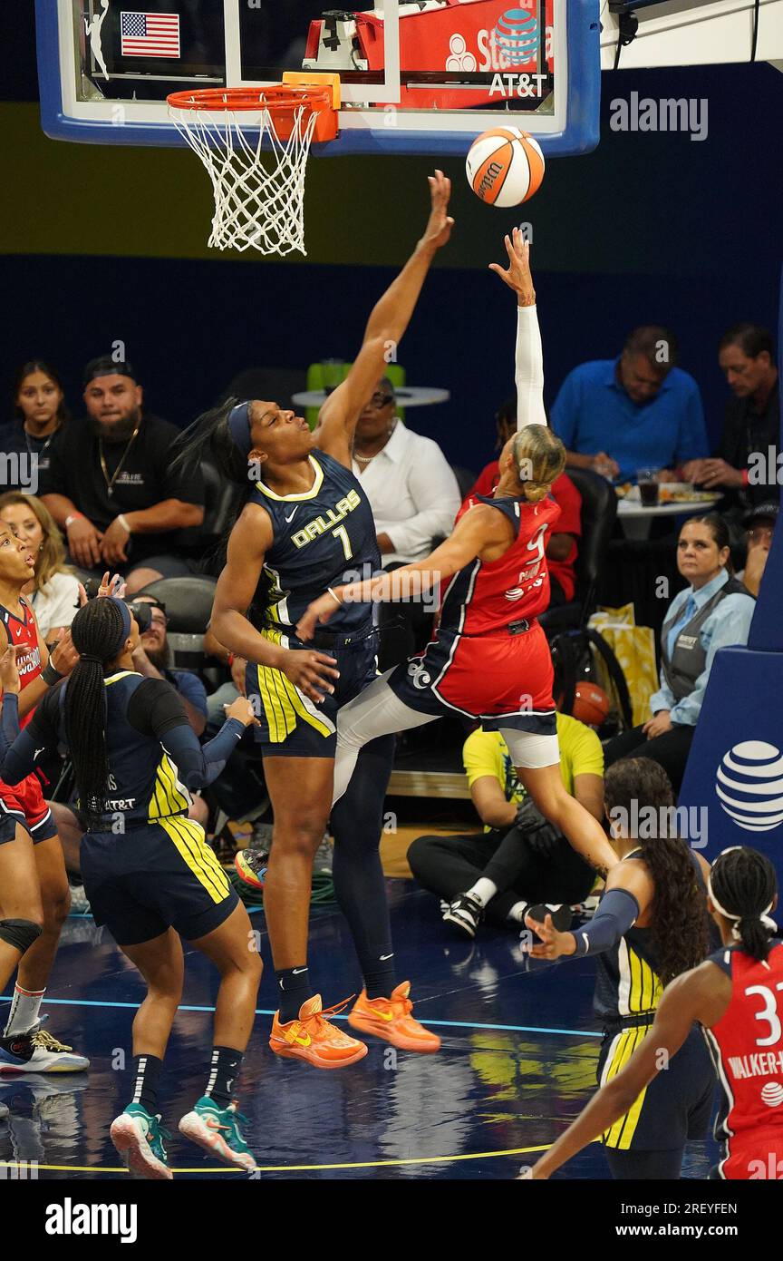 Arlington, Texas, United States: Dallas Wings center Teaira McCowan ...