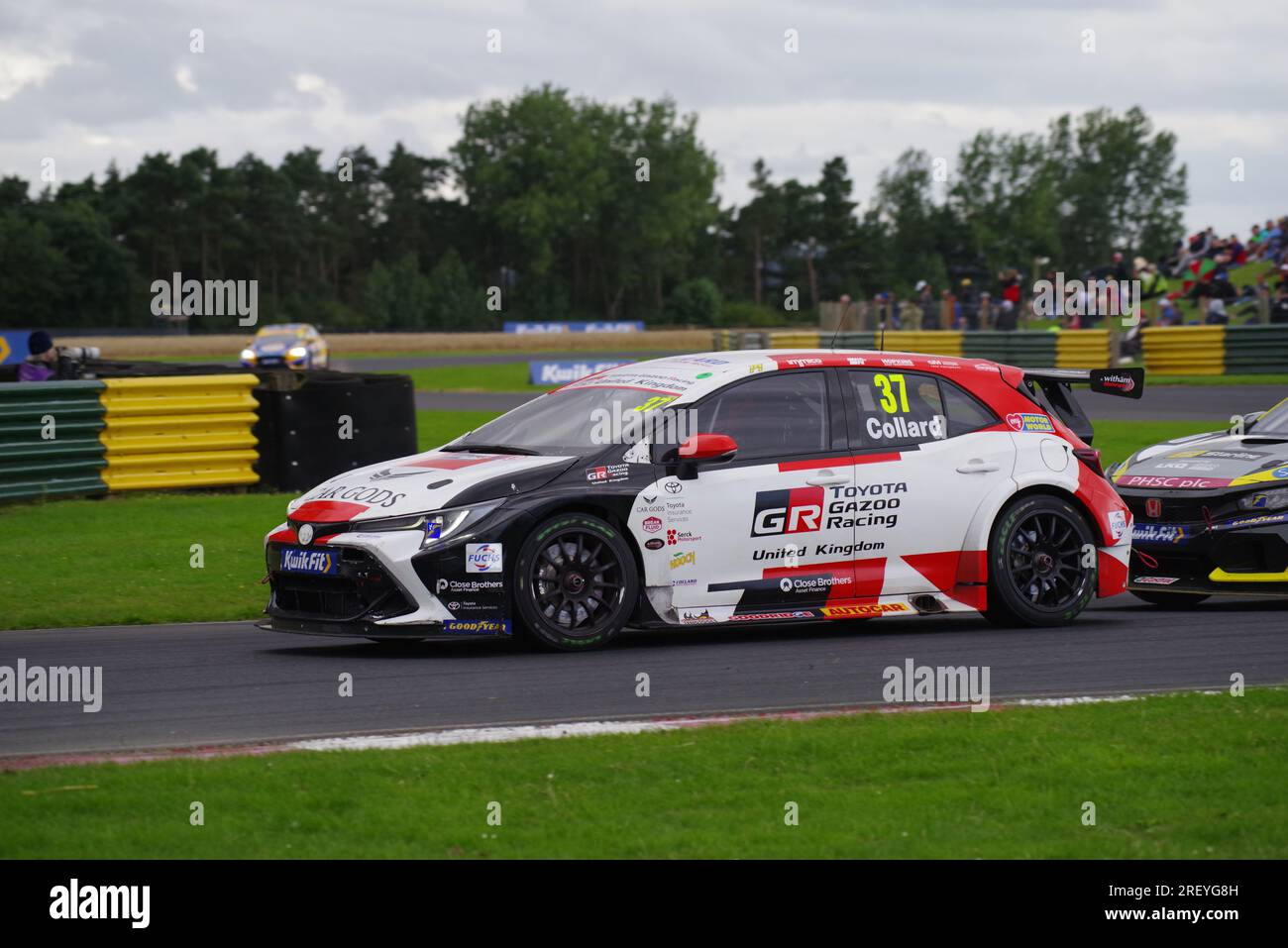 Dalton on Tees, 30 July 2023. Ricky Collard driving a Toyota Corolla GR ...
