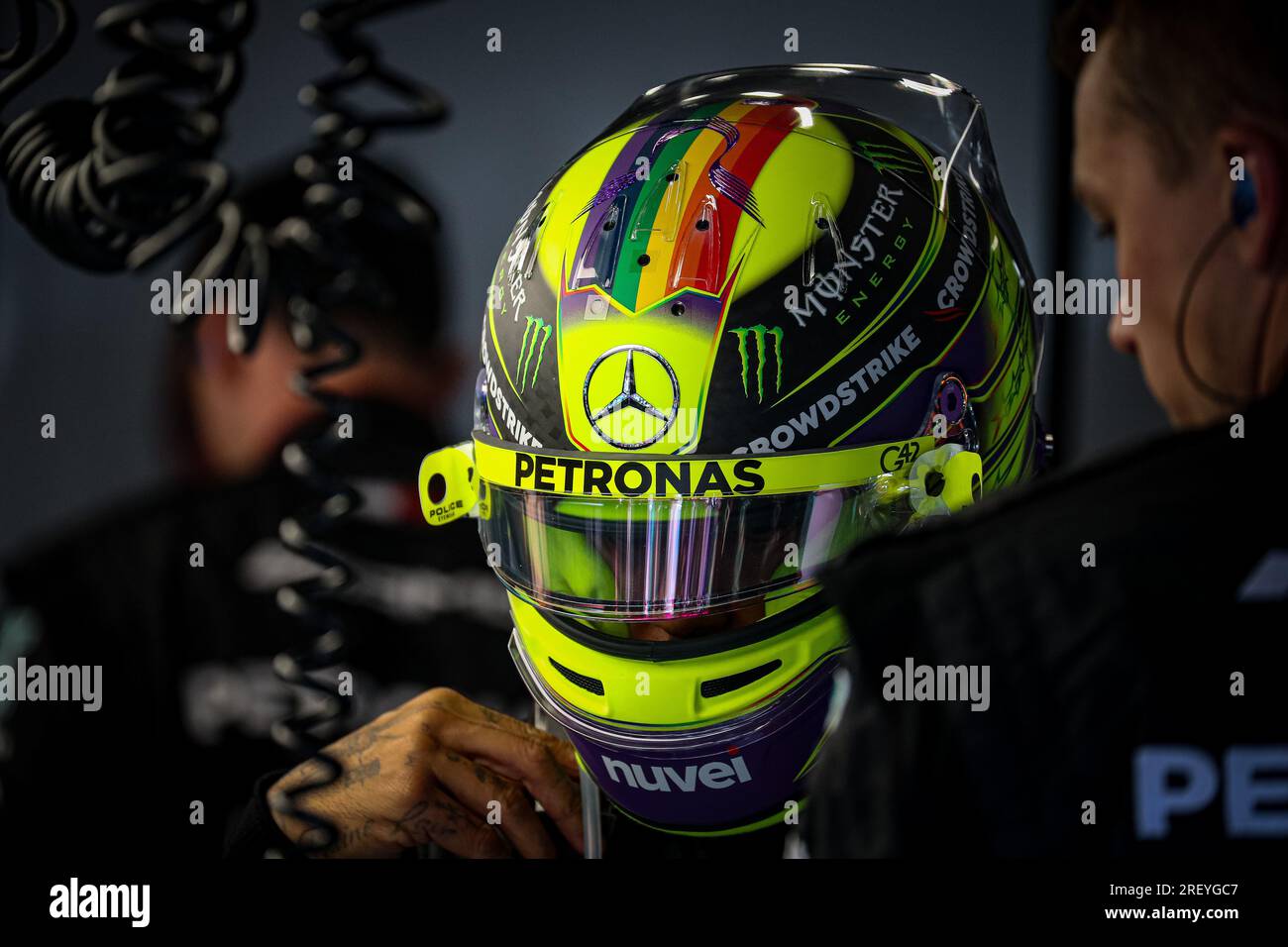 #44 Lewis Hamilton, (GRB) AMG Mercedes Ineos during the Belgian GP, Spa ...