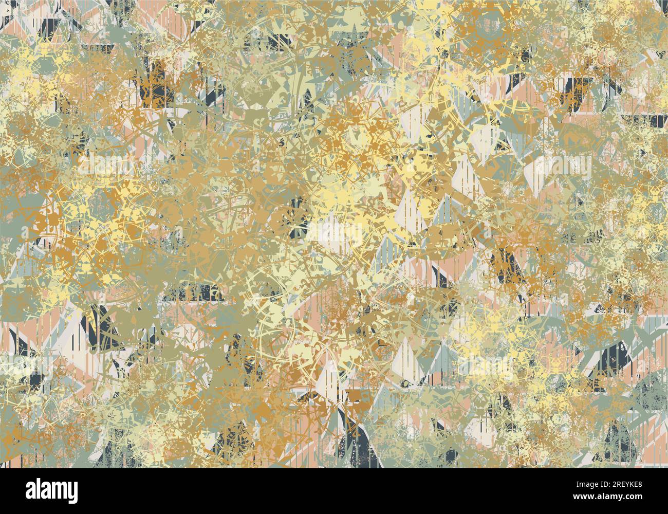 Colorful textural background with geometric motifs for textiles or ...