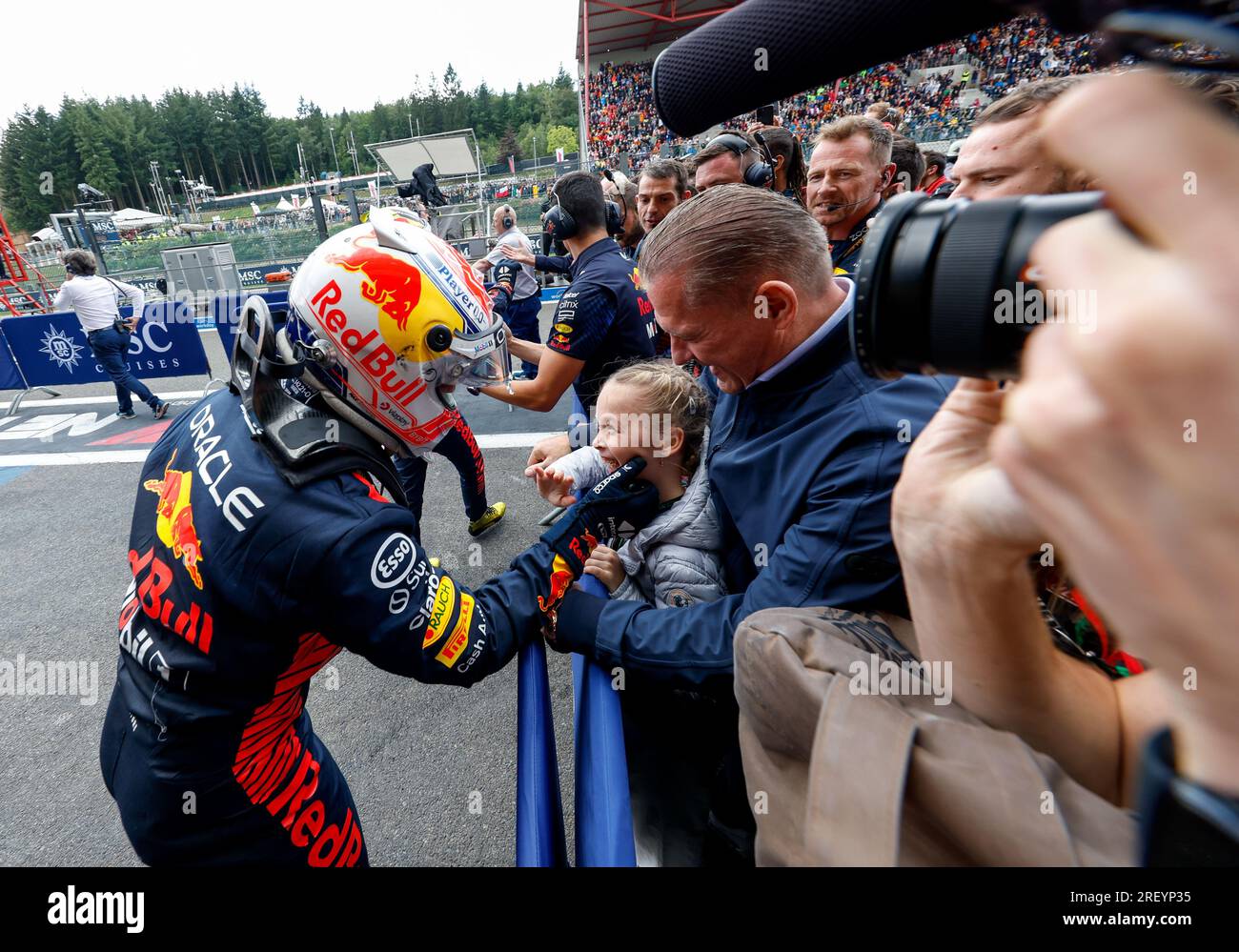 Belgium. 30th July, 2023. July 30, 2023, Belgium: VERSTAPPEN Max (ned), Red Bull Racing RB19 ...