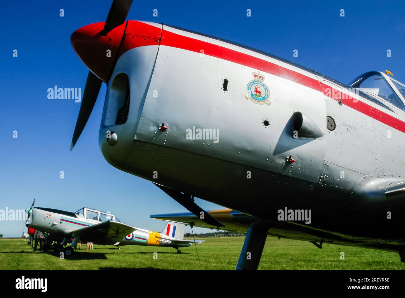 1950 De Havilland Canada DHC-1 Chipmunk Mk22 plane at a wings & wheels ...