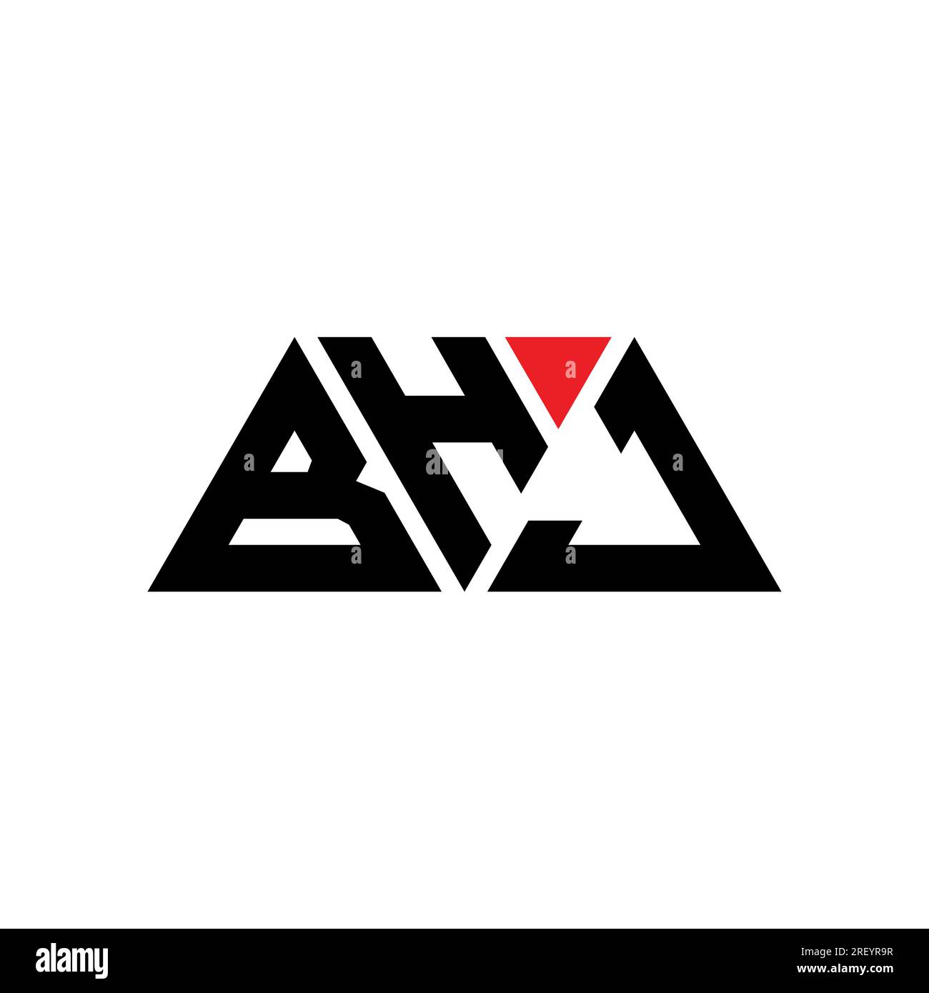 Bhj logo design Stock Vector Images - Alamy