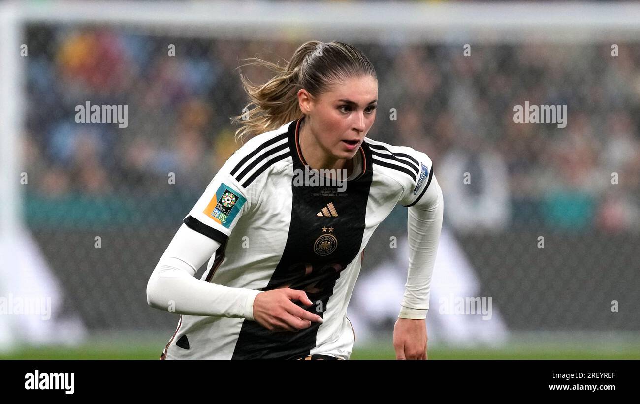 Germany's Jule Brand in action during the Women's World Cup Group H ...
