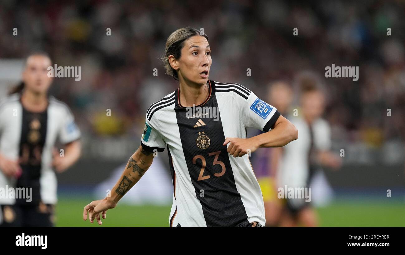 Germany's Sara Doorsoun in action during the Women's World Cup Group H ...