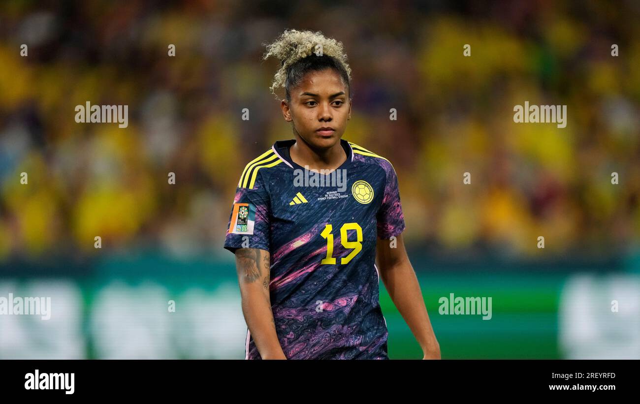 Colombia's Jorelyn Carabali in action during the Women's World Cup ...
