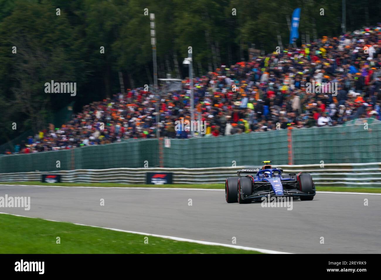 Logan Sargeant (USA) Williams Racing during the Race on Sunday Jul 30th ...