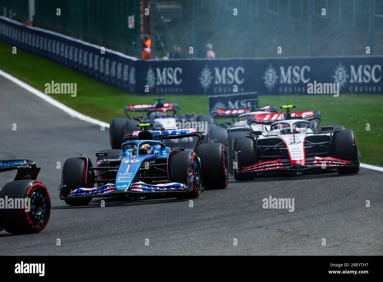 10 GASLY Pierre (fra), Alpine F1 Team A523, 27 HULKENBERG Nico (ger ...