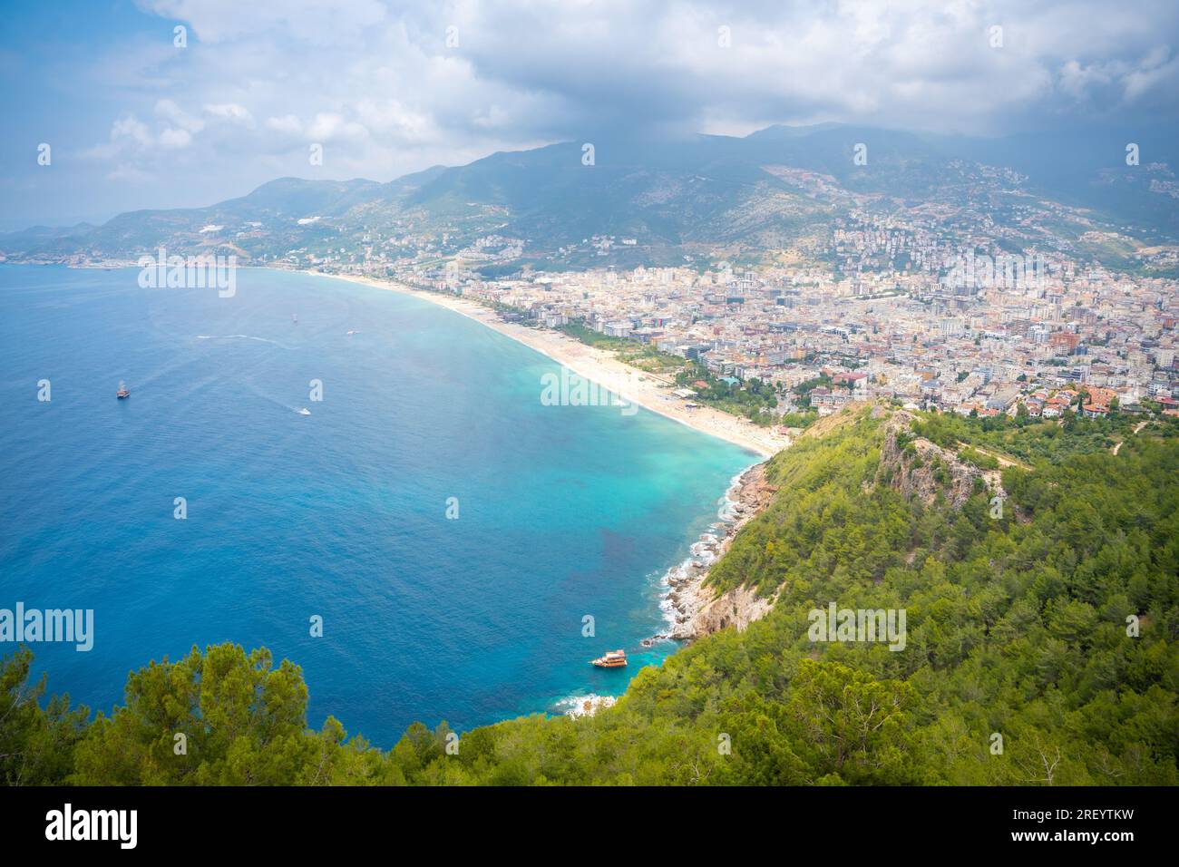 Harbor alanya cleopatra beach hi-res stock photography and images - Alamy