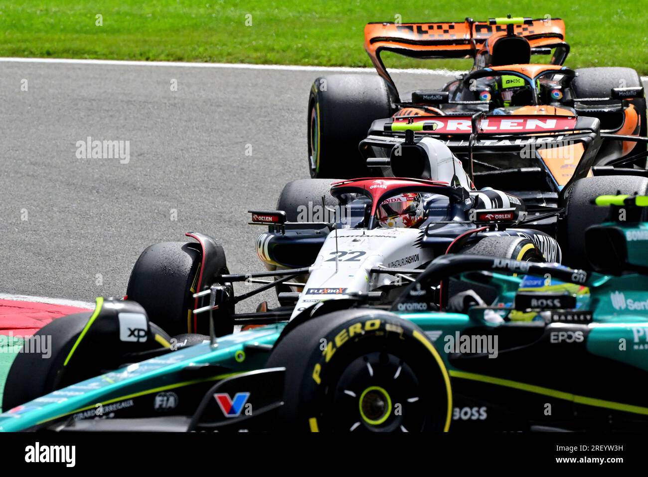 Spa-Francorchamps, Belgium. 30th July, 2023. #22 Yuki Tsunoda (JPN ...