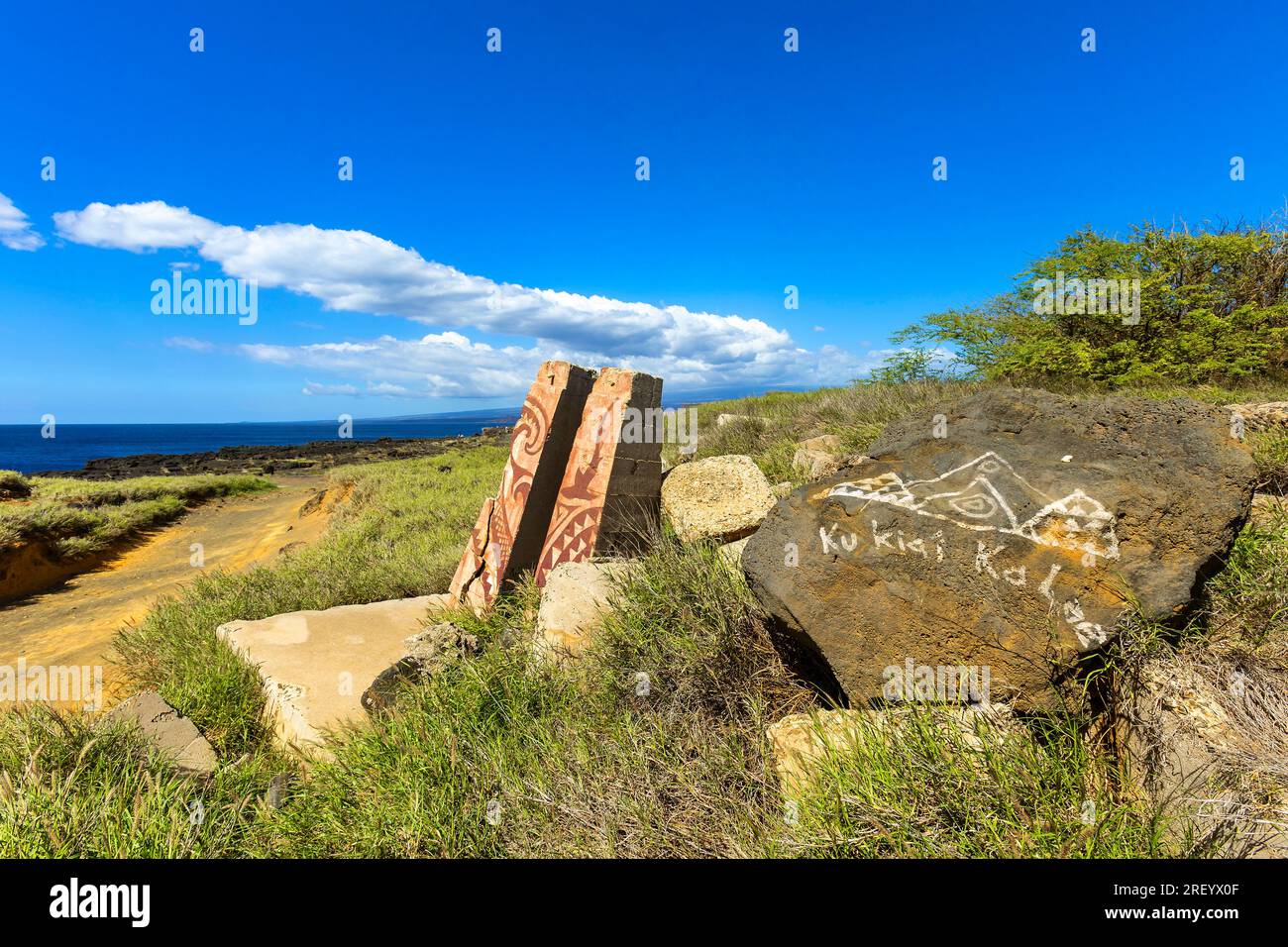 Hawaiian Kingdom rocks, Hawai'i, USA Stock Photo - Alamy