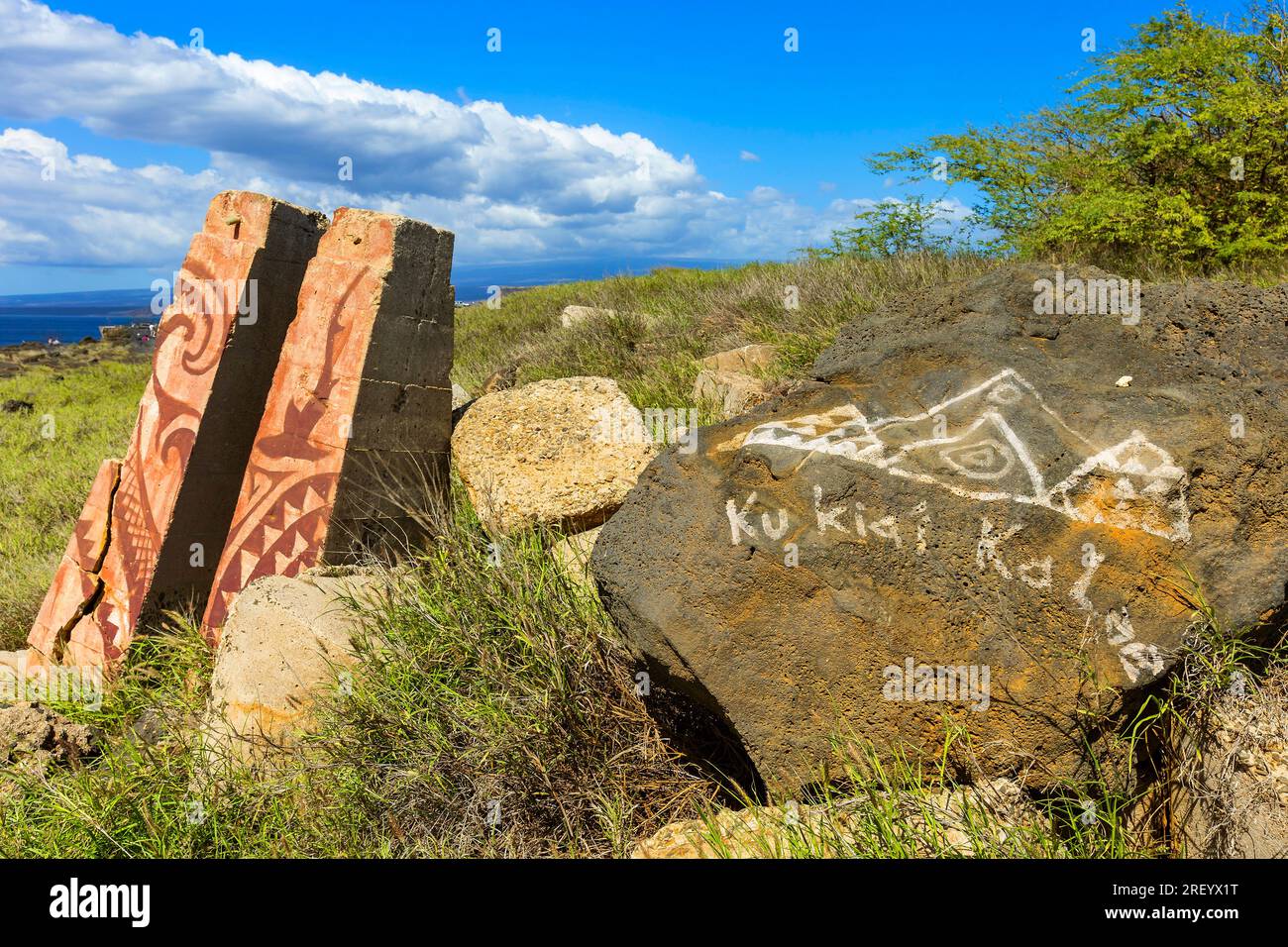 Hawaiian Kingdom rocks, Hawai'i, USA Stock Photo - Alamy