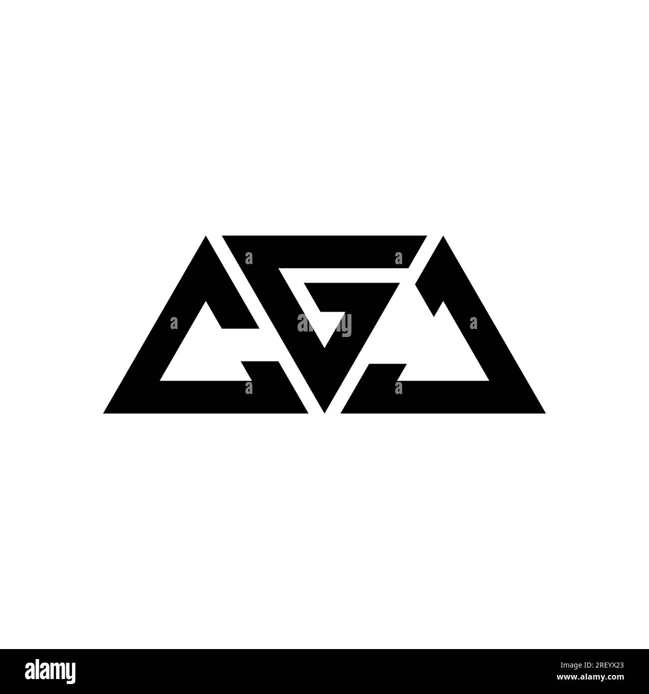 Cgj logo design hi-res stock photography and images - Alamy