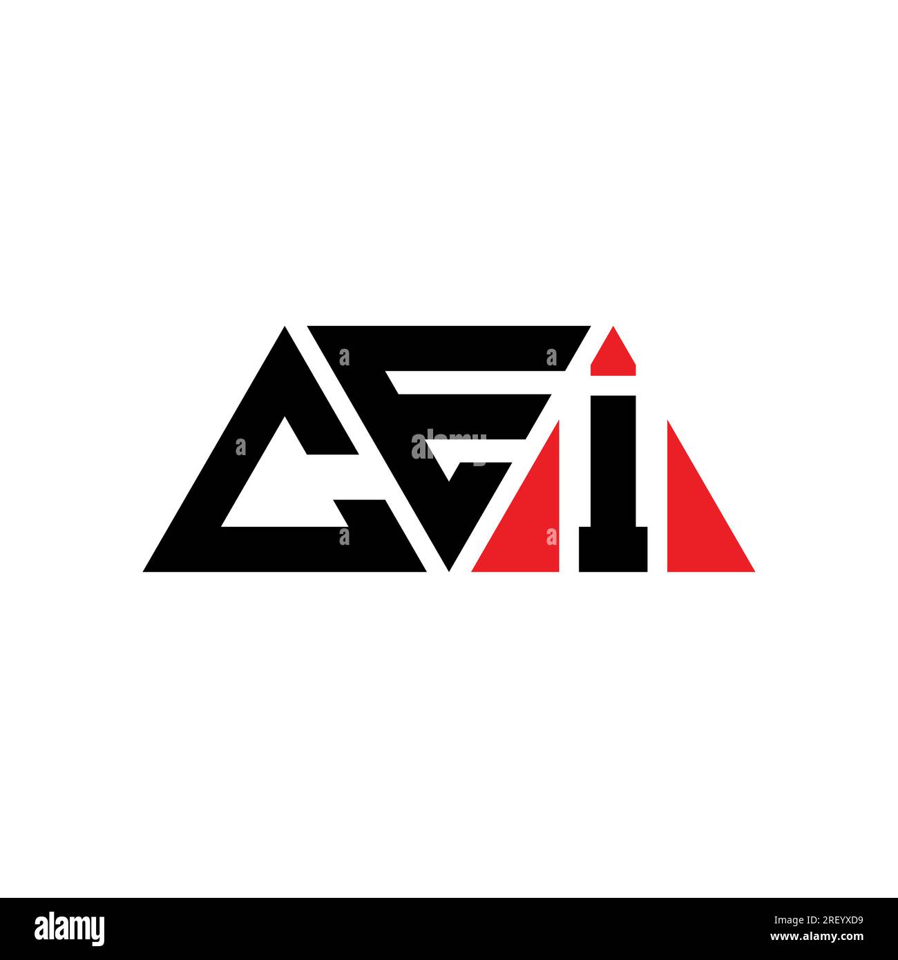 Cei Triangle Letter Logo Design With Triangle Shape Cei Triangle Logo