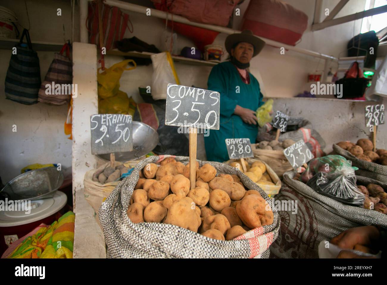 Peruvian purple potatoes hi-res stock photography and images - Alamy