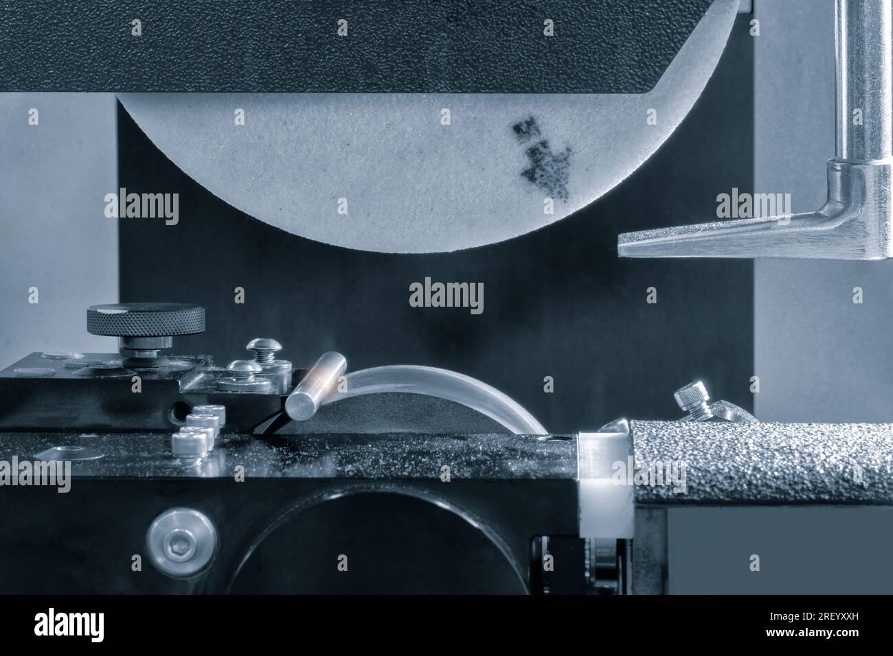 Abrasive emery for sharpening tools close up Stock Photo - Alamy