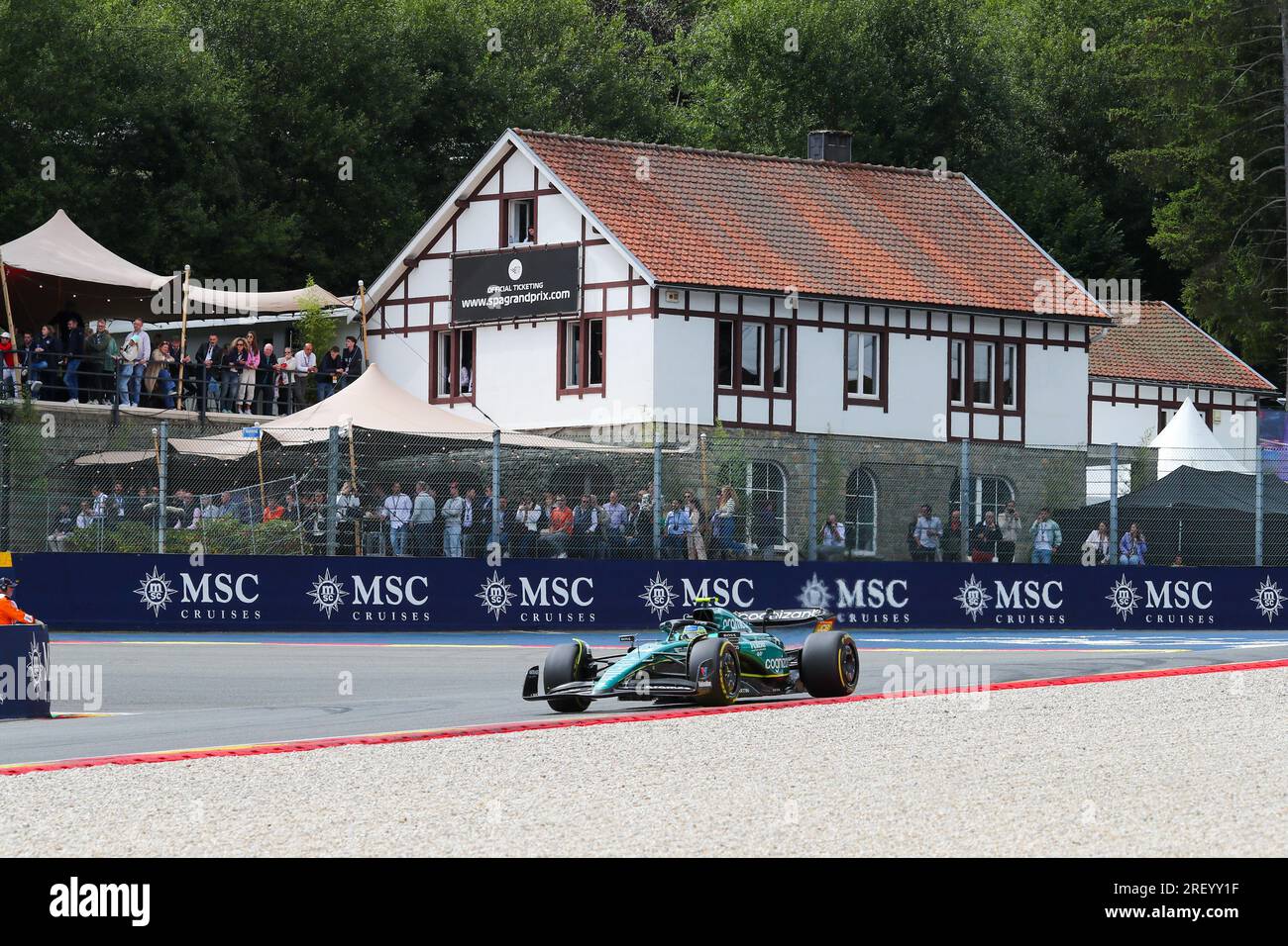 Fernando Alonso (SPA) Aston Martin F1 Team AMR23 during the Race on Sunday Jul 30th FORMULA 1 ...